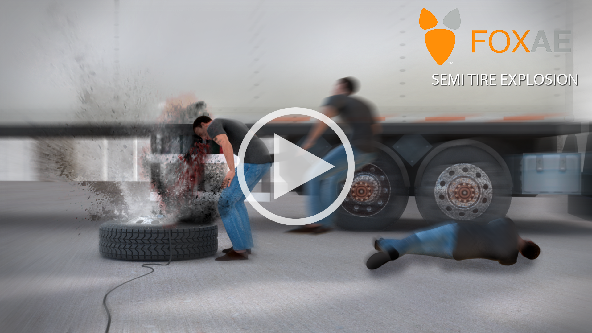 Semi Truck Tire Explosion | Fox Animated Engineering