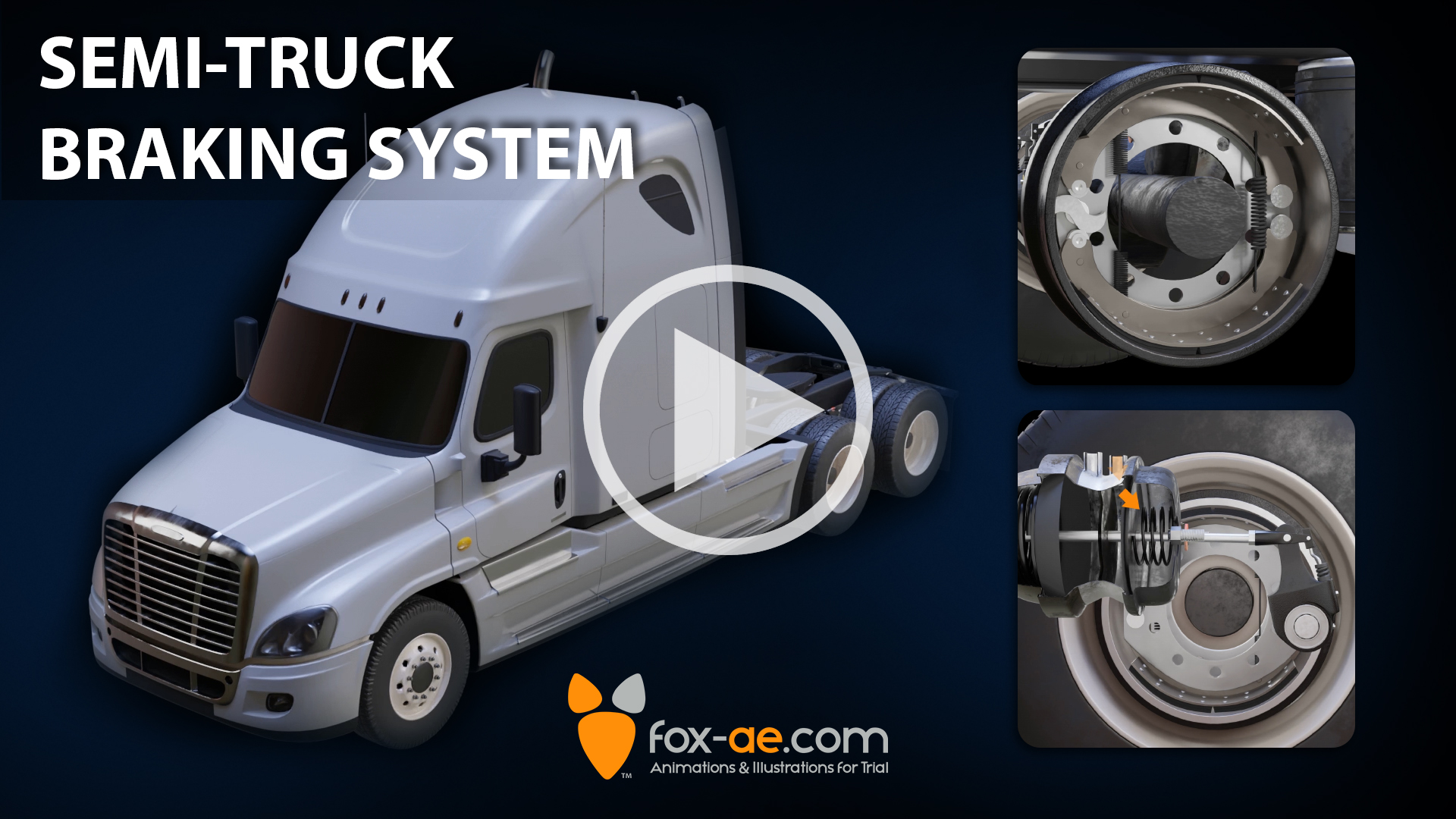 How a Semi-Truck Braking System Works | Fox Animated Engineering